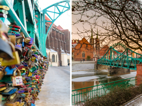 Love Locks at Tumski Bridge in Wroclaw, Poland - Finally Lost
